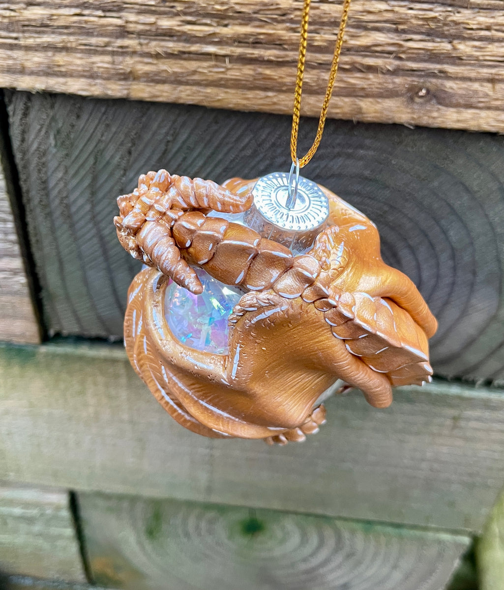 Golden Dragon Bauble – Little Dragon Designs