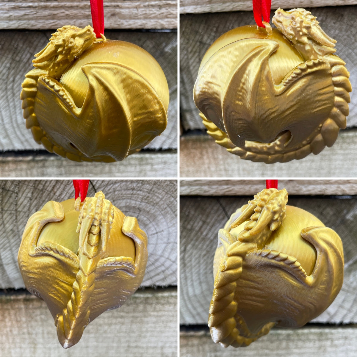 3D Printed Dragon Bauble (Made to Order) – Little Dragon Designs