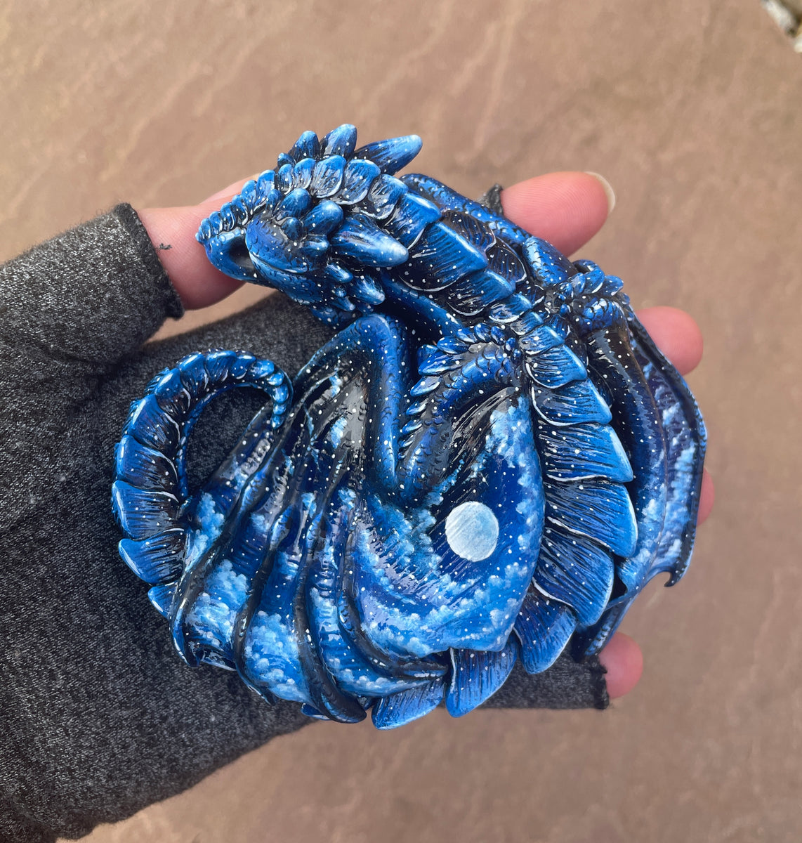 Errol the Sleepy Moon Wing Guardian Dragon – Little Dragon Designs