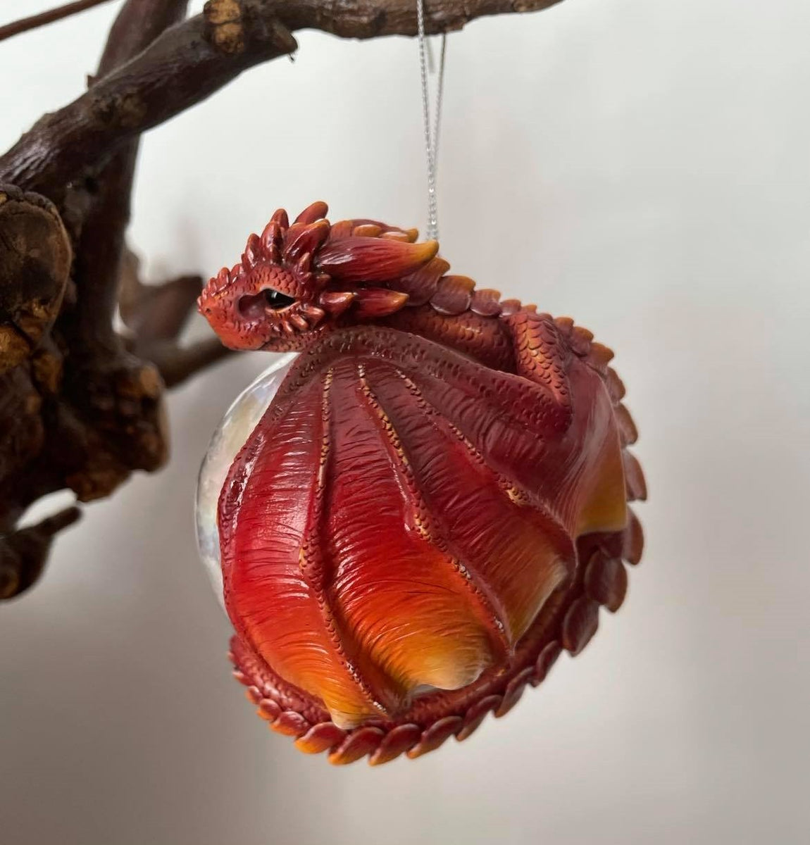 Custom Painted Dragon Bauble – Little Dragon Designs